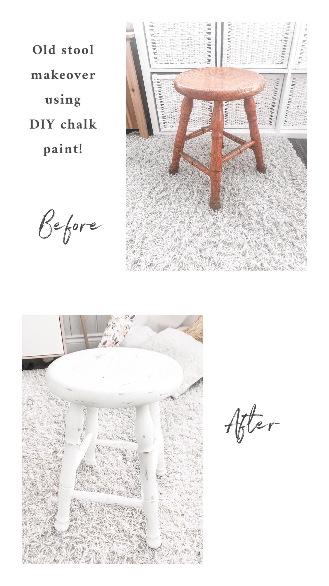 DIY Chalk Paint using Drywall Compound